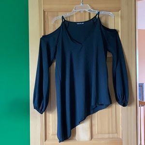 Double Zero | Tops | Double Zero Asymmetrical Blouse | Poshmark